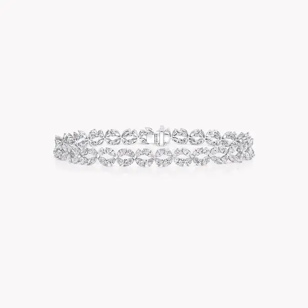 Graff Classic Butterfly Diamond Bracelet - White Gold