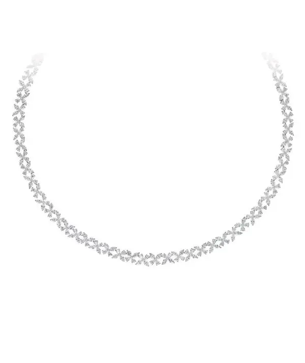 Graff Classic Butterfly Diamond Necklace - White Gold