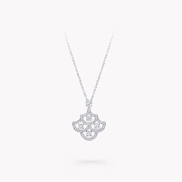 Graff Icon Silhouette Diamond Pendant - White Gold