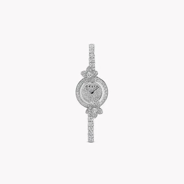 Graff Wild Flower Diamond Watch - White Gold
