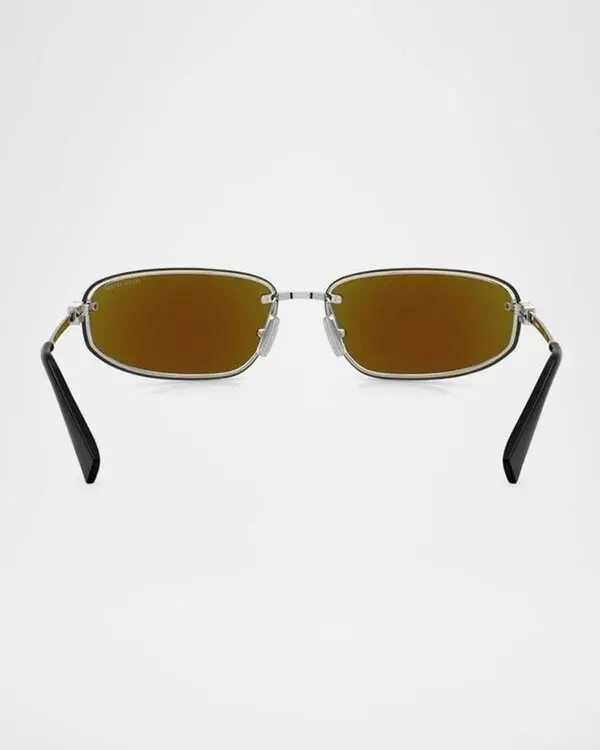 Miu Miu A50s Rimless Sunglasses - Pink