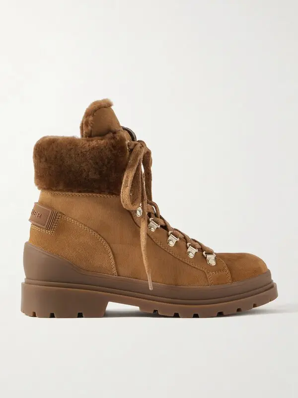 Bogner St. Moritz 18 Shearling-lined Suede Ankle Boots
