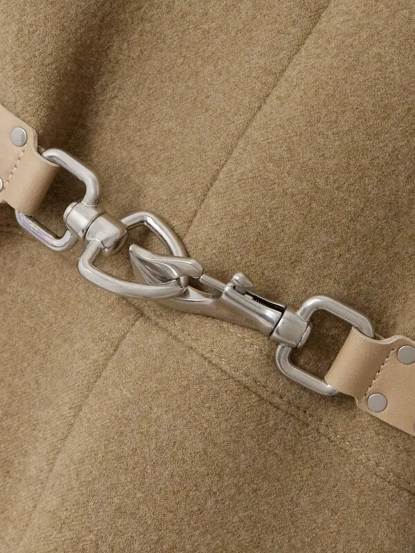 Burberry Wool And Silk-blend Tailored Coat