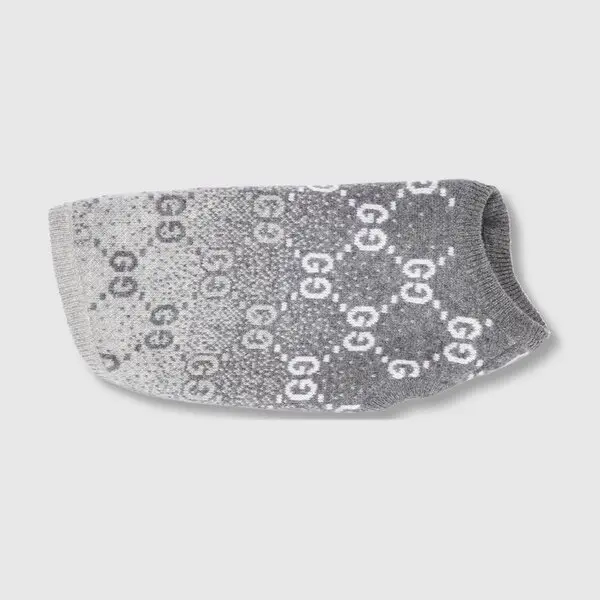 Gucci Gg Wool Jacquard Pet Sweater