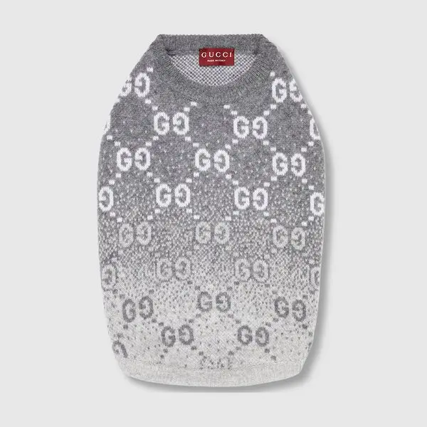 Gucci Gg Wool Jacquard Pet Sweater