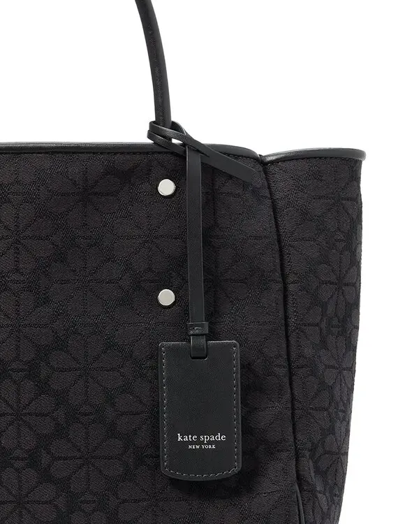 Kate Spade New York Spade Flower Jacquard Tote - Black Multi