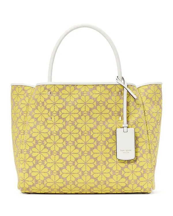 Kate Spade New York Spade Flower Jacquard Tote - Yellow Multi