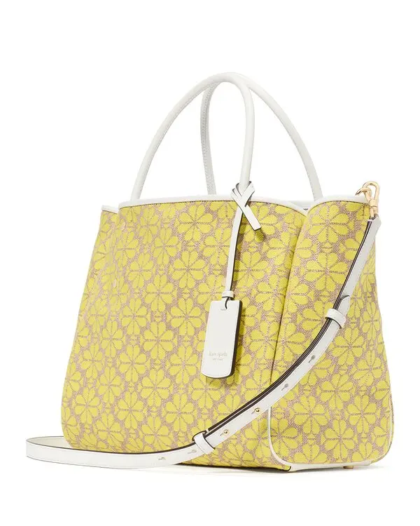 Kate Spade New York Spade Flower Jacquard Tote - Yellow Multi
