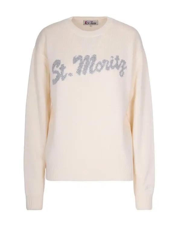 MC2 SAINT BARTH Crewneck Sweater - Beige