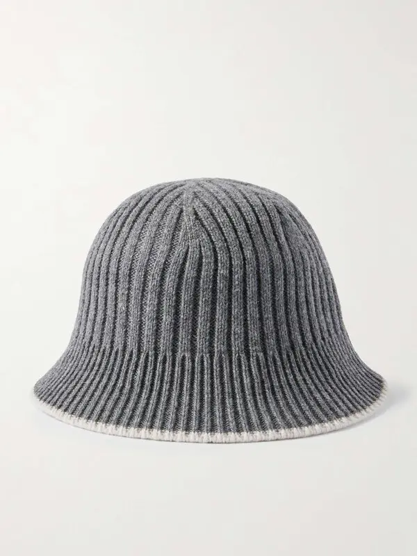 Arch4 Xander Ribbed Cashmere Bucket Hat