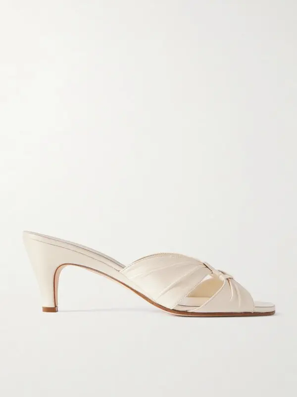 THE ROW Knotted Leather Mules