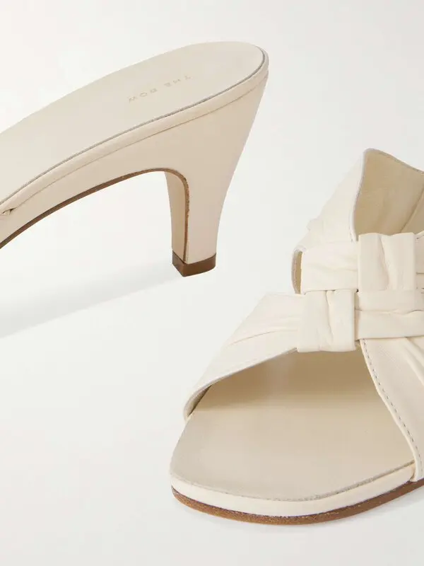 THE ROW Knotted Leather Mules
