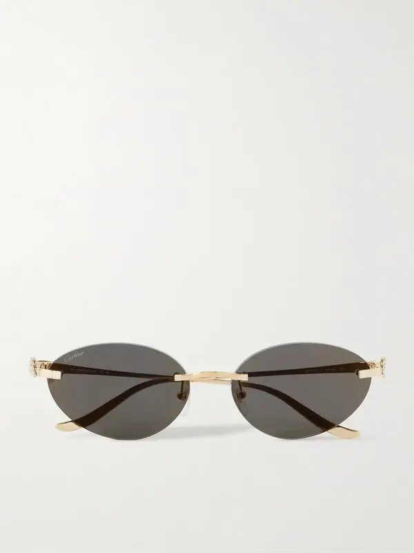 CARTIER - Cartier Eyewear Panthère Cat-eye Sunglasses