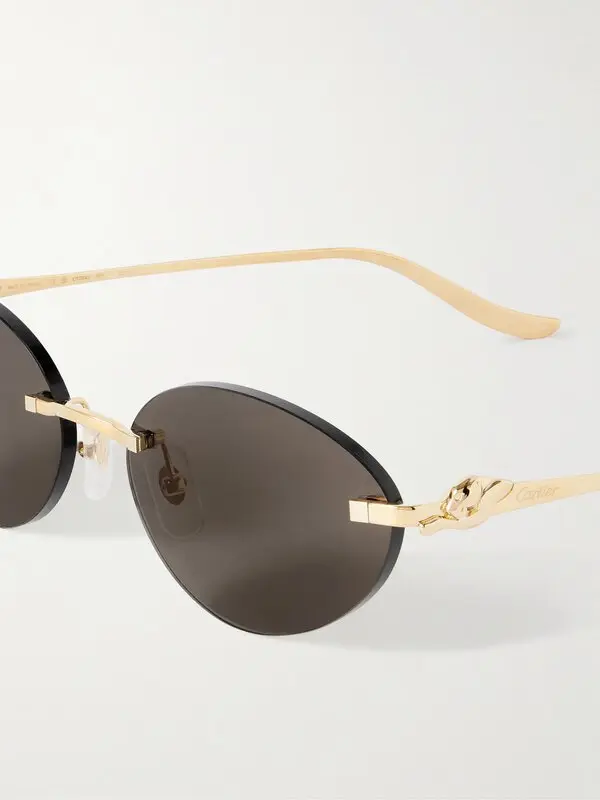 CARTIER - Cartier Eyewear Panthère Cat-eye Sunglasses