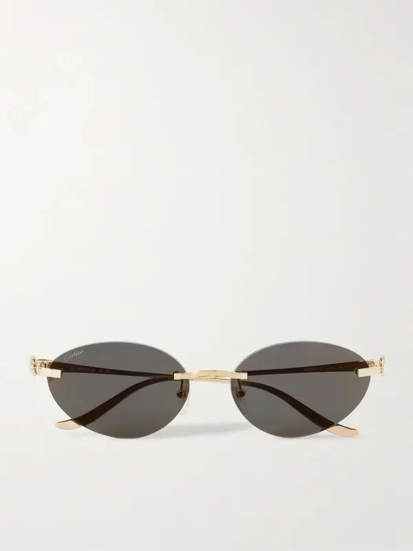 CARTIER - Cartier Eyewear Panthère Cat-eye Sunglasses