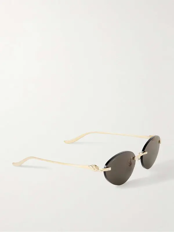 CARTIER - Cartier Eyewear Panthère Cat-eye Sunglasses