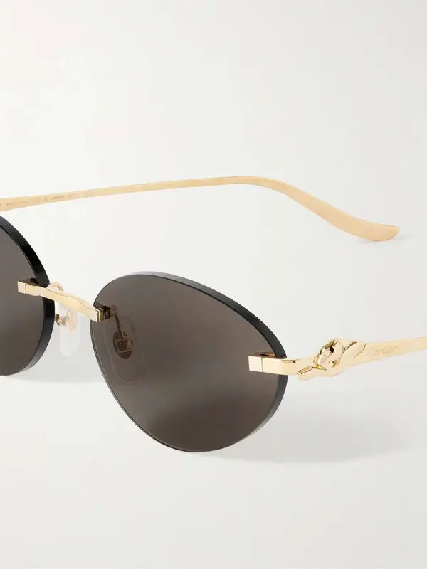 CARTIER - Cartier Eyewear Panthère Cat-eye Sunglasses