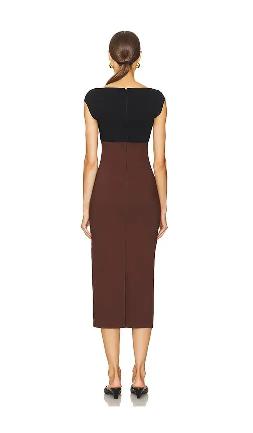 Lpa Kenley Dress In Brown & Black - 72% Off | Editorialist