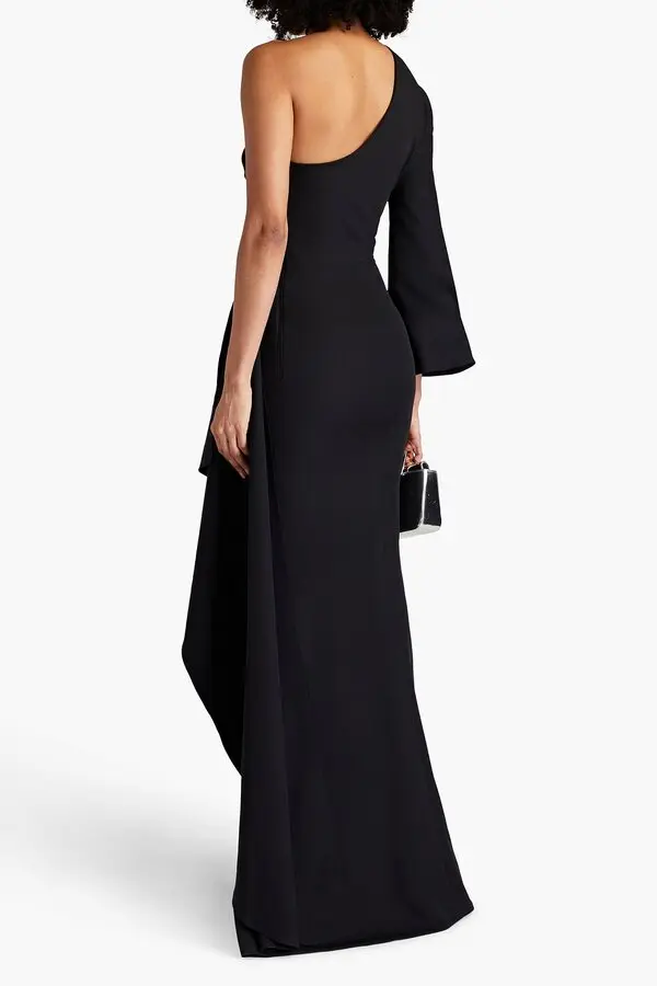 rhea costa one shoulder dress Rhea Costa one-shoulder gown