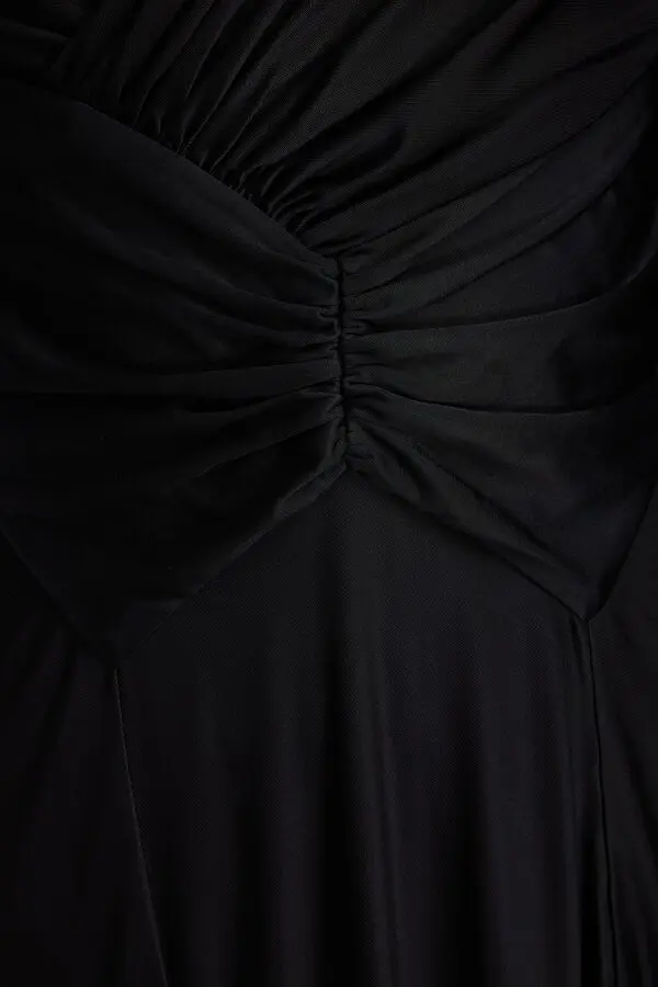 Huishan Zhang Bernice Draped Gown