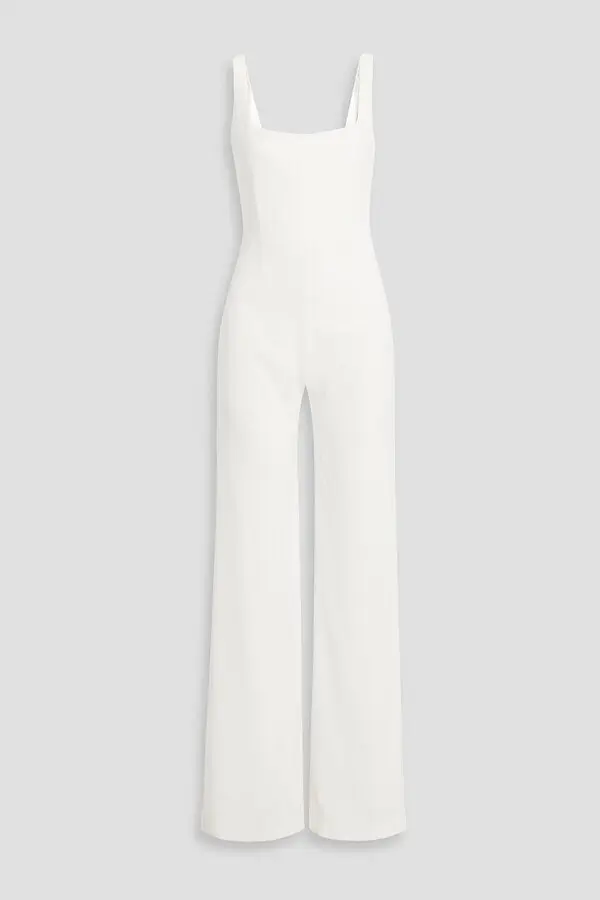 Galvan Crepe Jumpsuit - White