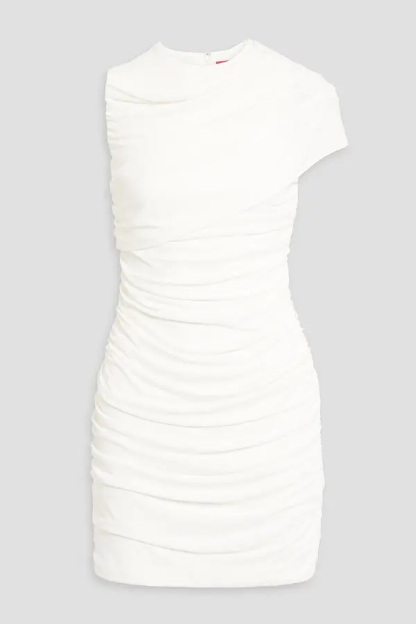 Halston Sarina Ruched Mini Dress