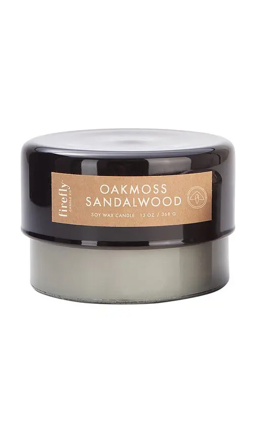 PADDYWAX Botany Candle In Black - Oakmoss Sandalwood