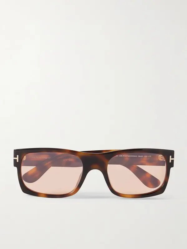 TOM FORD Juan Square-frame Acetate Sunglasses - Tortoiseshell