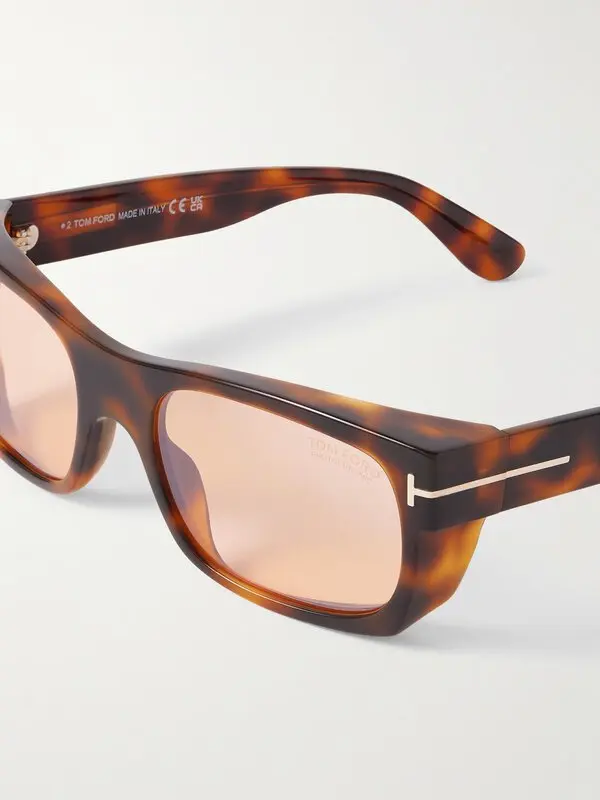 TOM FORD Juan Square-frame Acetate Sunglasses - Tortoiseshell