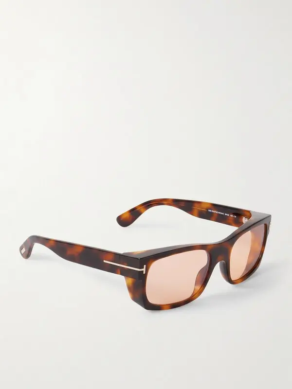 TOM FORD Juan Square-frame Acetate Sunglasses - Tortoiseshell
