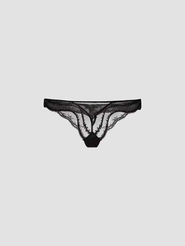 Kiki De Montparnasse Leche Moi Thong - Black