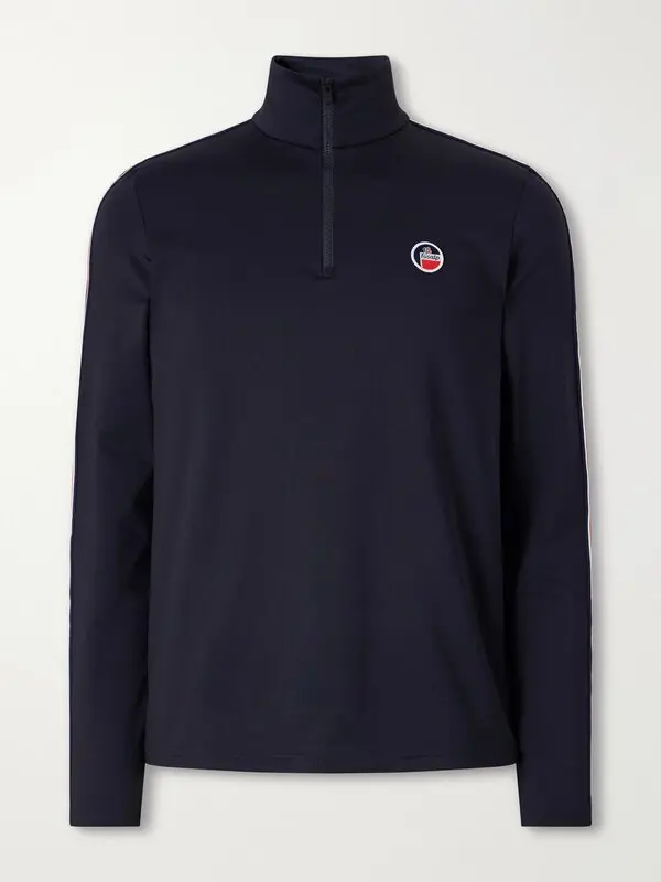 Fusalp Logo-appliquéd Stretch-jersey Base Layer - Blue