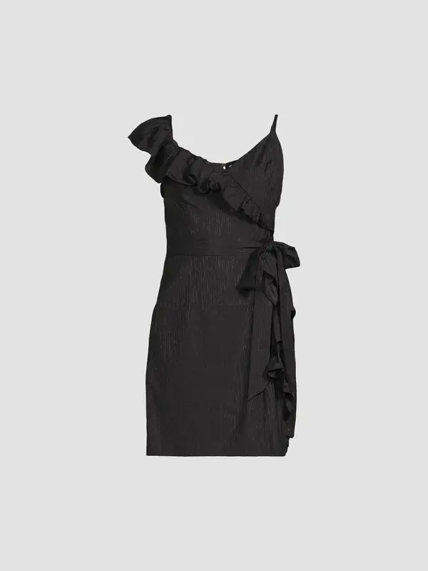 Lilly Pulitzer® Lavianna Ruffle Minidress - Noir