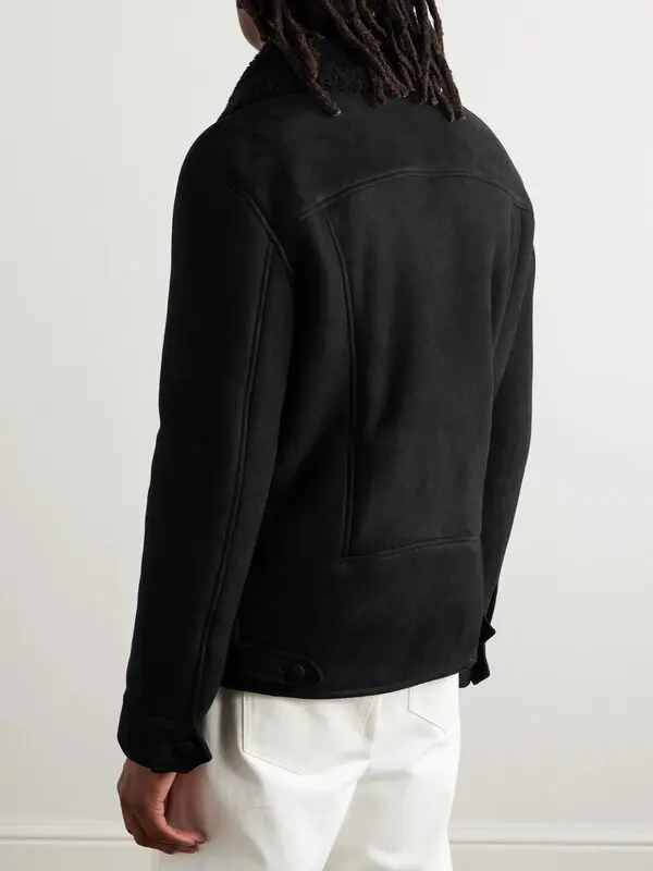 Gabriela Hearst Shawl-collar Shearling Jacket