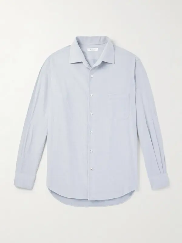 Loro Piana André Cotton-flannel Shirt