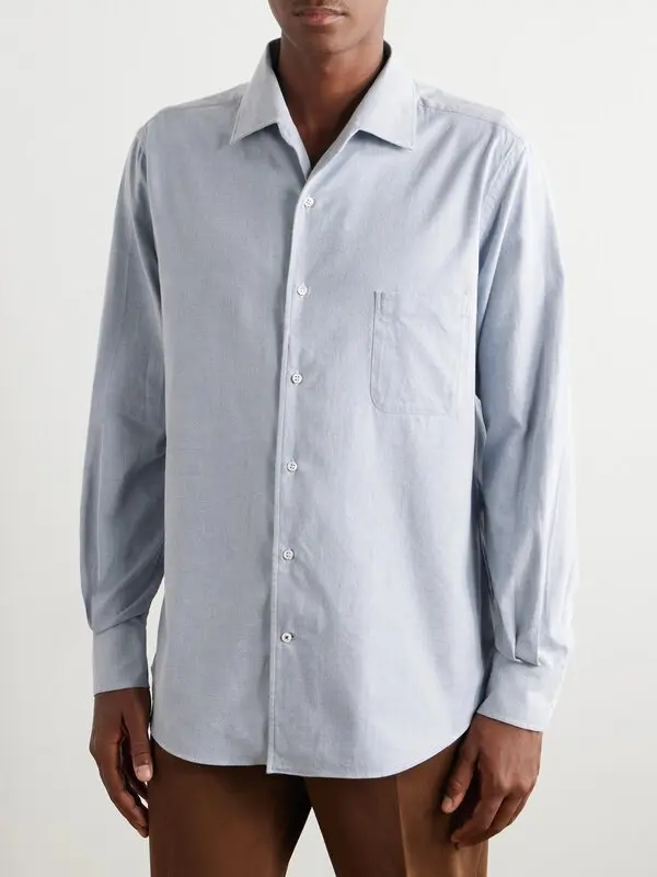 Loro Piana André Cotton-flannel Shirt