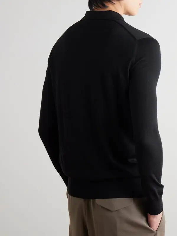 Loro Piana Wish® Virgin Wool Polo Shirt