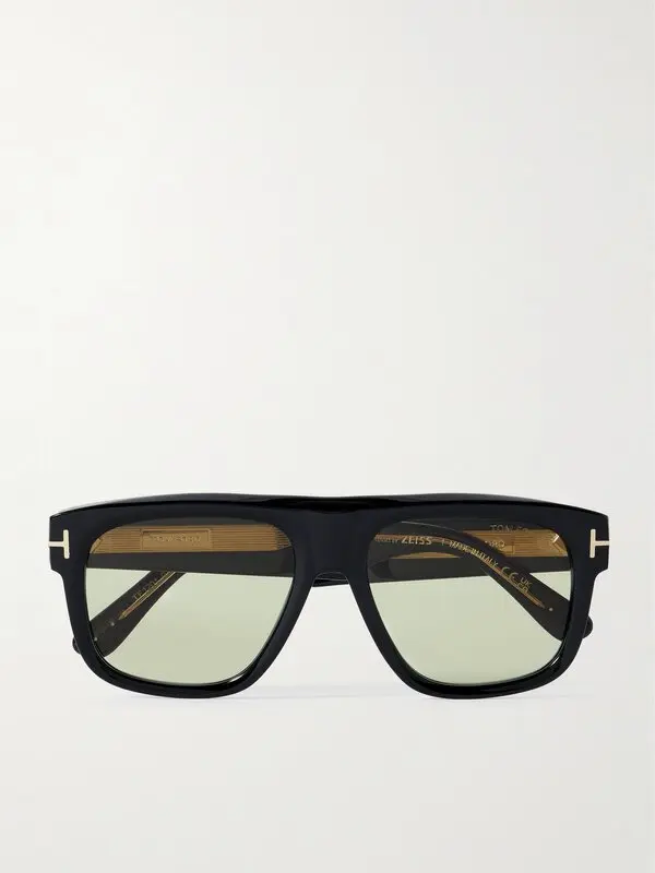 TOM FORD Icon Square-frame Sunglasses - Black