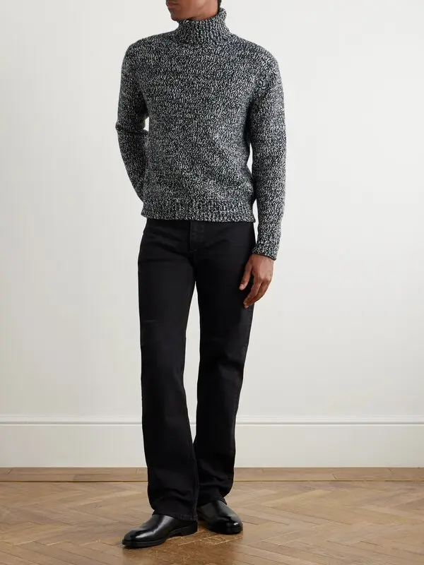 Loro Piana Alagana Cashmere-blend Rollneck Sweater