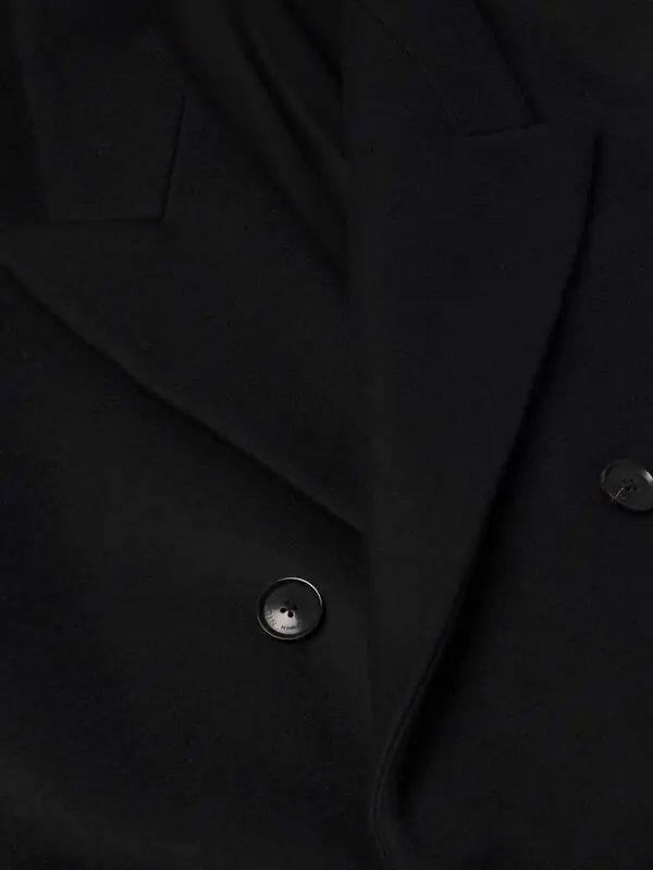 NILI LOTAN Double-breasted Wool-blend Coat