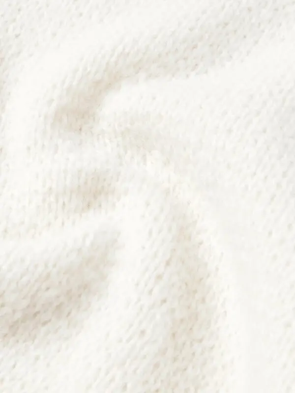 Loro Piana Corno Bianco Cashmere Rollneck Sweater