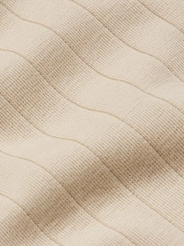 Loro Piana Riva Valdobbia Ribbed Virgin Wool Sweater