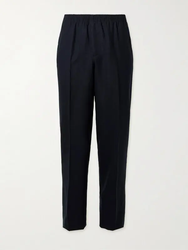 Loro Piana Gaspard Tapered Virgin Wool And Cashmere-blend Trousers