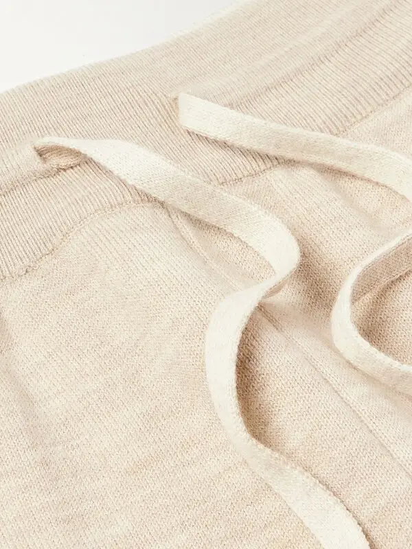 Loro Piana Sassiglioni Straight-leg Wool Sweatpants