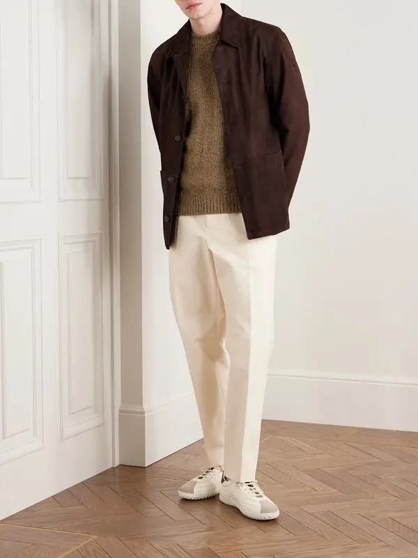 Loro Piana Folecchio Cashmere And Silk-blend Sweater