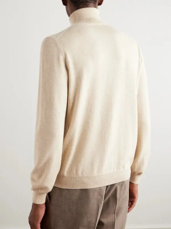 Loro Piana Arona Cashmere Rollneck Sweater - Neutrals