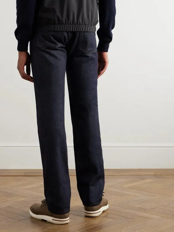 Loro Piana Kamen Straight-leg Cashdenim® Jeans