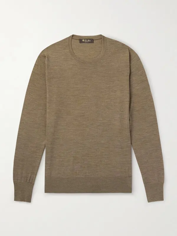 Loro Piana Wish® Virgin Wool Sweater - Brown
