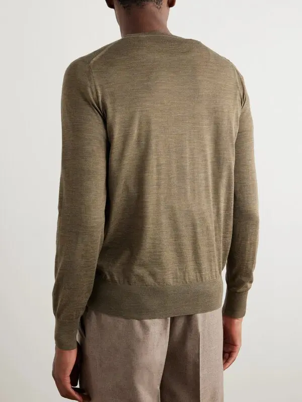 Loro Piana Wish® Virgin Wool Sweater - Brown