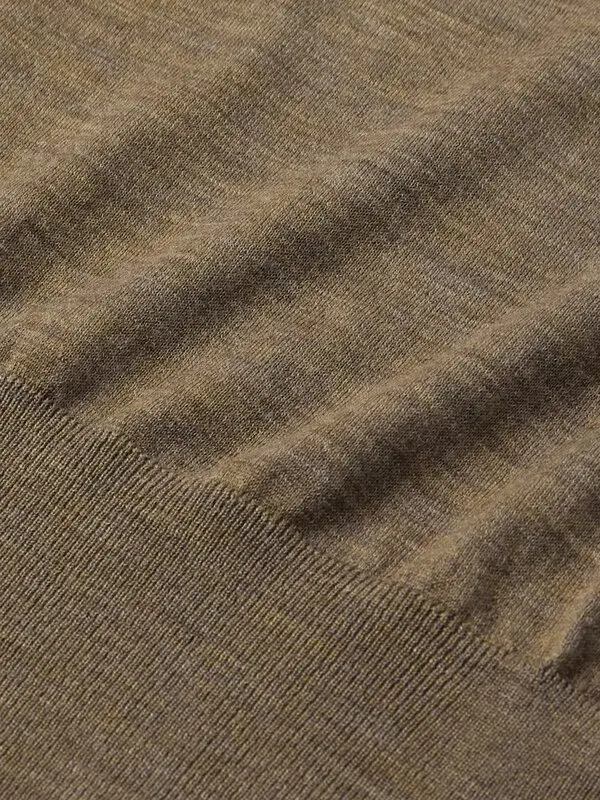 Loro Piana Wish® Virgin Wool Sweater - Brown
